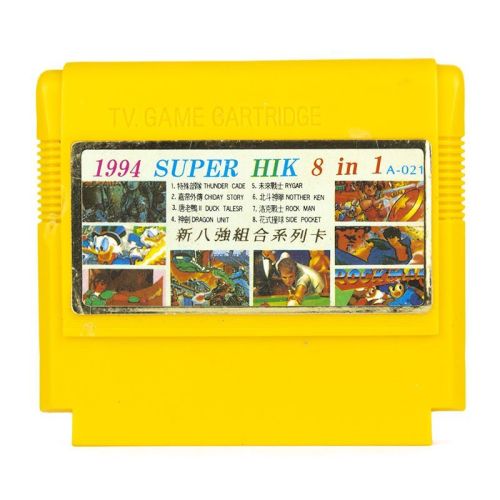 8 в 1: [A-021] Rockman 1, DuckTales 2, Chi Dey Story, Thundercade ...