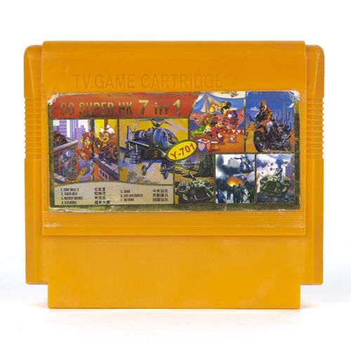 7 в 1: [Y-017] Chip & Dale 3, Tiger Heli, Mickey Mouse, Seicross, Tank ...