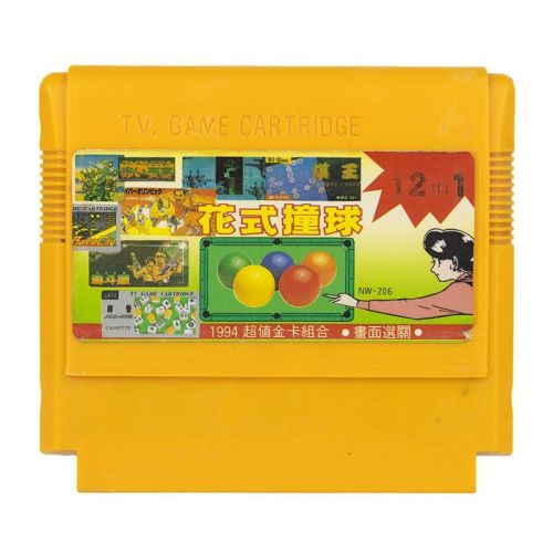 12 в 1: [NW-206] Contra, Side Pocket, Jackal, Chinese Chess, Tetris 2 ...