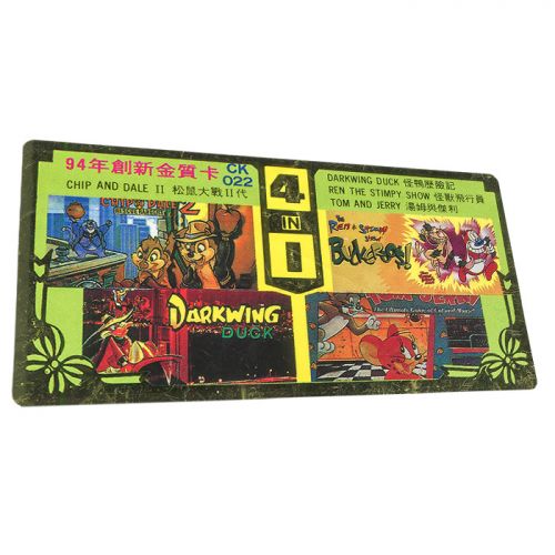 Наклейка 4 в 1 [CK-022] Darkwing Duck, Ren & Stimpy Show, Chip & Dale 2 ...