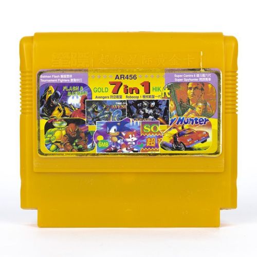 Картридж 7 в 1: [AR456] Batman & Flash, Super Spy Hunter, Somari ...